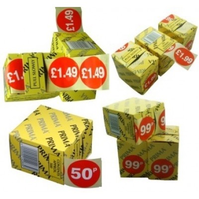 Retail Price Sticker Roll | Retail Price Labels Roll - Packaging Express